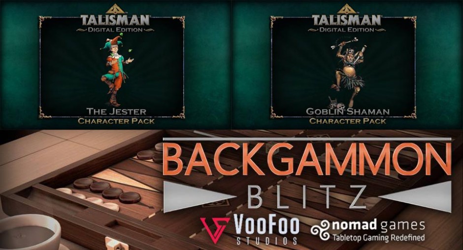 New character packs coming for Talisman Digital… and Backgammon ...