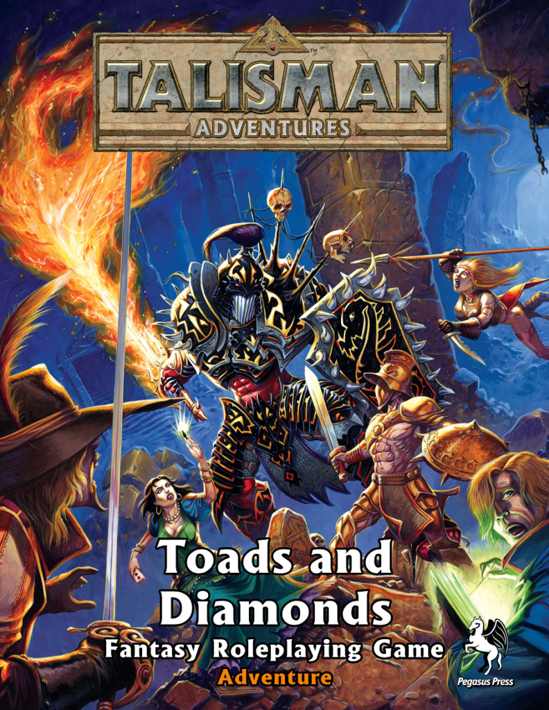 Toads and Diamonds is now available for the Talisman Adventures RPG ...
